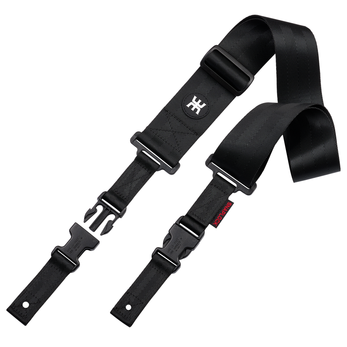 AMUMU® SNAPLOCK™ Pro Black Guitar Strap - Ultimate Security & Durabili